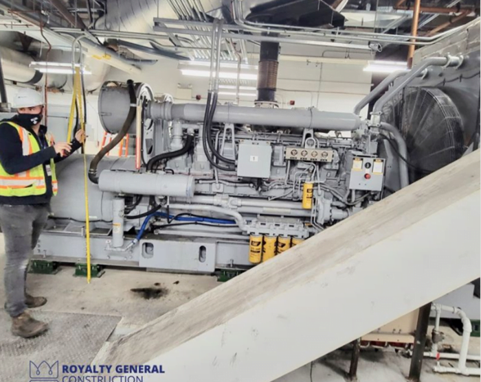 Generator Stack Replacement – Royalty General Construction