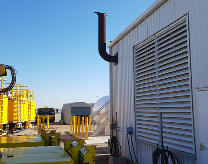 Generator Stack Replacement, Fire Hall – Royalty General Construction